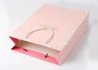 China Luxury Gift Personalized Gift Bags , PP Handle Medium Size Cute Gift Bags for sale