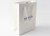 China Matte Lamination Surface Finish Paper Handle Shopping Bags For Jewelry Packing for sale