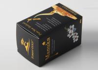 China Gold Foil Hot Stamping Printed Packaging Boxes Duplex Board For Food Products for sale