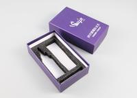 China Jewelry Packing Pretty Silver Stamping Small Product Boxes Full Color Printing for sale