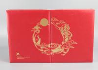 China Fancy Paper Paper Packaging Boxes With Gold Foil Hot Stamping For Food Packaging for sale