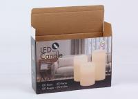 China Glossy Corrugated Small Gift Boxes With Clear Window Oil Vanishing Finishing for sale