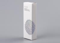 China White Ivory Board Paper Packaging Boxes With Hot Laser Silver And Matte Varnishing for sale