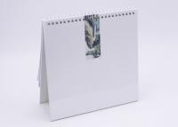 China Paper Desk Calendar With Transparent Plastic Cover , 300gsm Business Desk Calendars for sale