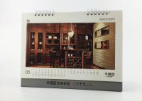 China Art Paper Pretty Desk Calendar , Small Business Standing Desk Calendars For Ads for sale