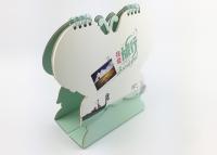 China Customized Unique Monthly Office Desk Calendar Butterfly Shape With Stand for sale
