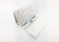 China Y / O Binding Landscape Daily Office Desk Calendar Planner Art Paper Material for sale