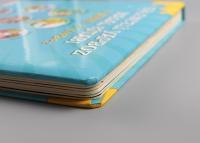 China Soft Foam Front Cover Personalized Board Books Custom Pattern And Size For Kids for sale
