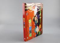 China Soft Touching Front Cover Christmas Pop Up Books With Cartoon Kids Character for sale