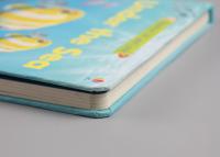 China Oil Varnishing Hardcover Childrens Board Books Square Spine With Gloss Lamination for sale