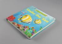 China Oil Varnishing Hardcover Childrens Board Books Square Spine With Gloss Lamination for sale