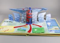 China Spot UV Educational Pop Up Books , Toddlers Cartoon Classic Pop Up Books for sale
