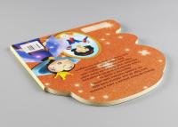 China Glitter Seamless Binding Classic Baby Board Books  With Cartoon Pattern for sale
