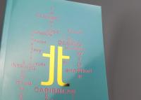 China Custom Glossy Finishing Poly Cover Notebook , Gold Hot Foil Stamp Old Fashioned Notebook for sale