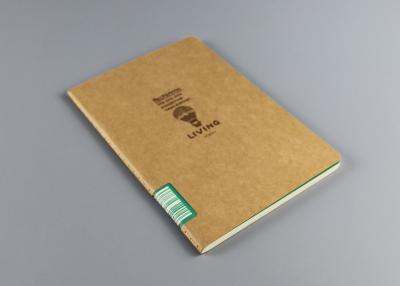 China A5 Kraft 3x5 Notebook Cover , Wire - O Binding Cute Hardback Notebooks for sale