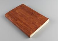 China Debossed Finishing Custom Hardcover Notebook , Brown Hardcover Lined Notebook for sale