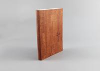 China Debossed Finishing Custom Hardcover Notebook , Brown Hardcover Lined Notebook for sale
