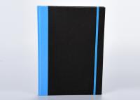 China Elastic Band Hard Cover Notebook PU Fabric Material For Business Meeting Note for sale