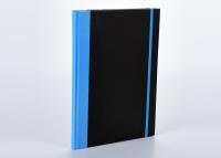 China Elastic Band Hard Cover Notebook PU Fabric Material For Business Meeting Note for sale