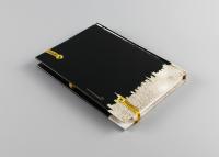 China Elastic Straps A4 Hardcover Notebook , Black And Gold Hardback Notebook Journal for sale