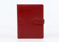 China PU Leather Hard Cover Notebook Planner / Journal Flexor Printing With Pen for sale
