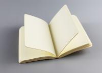 China Debossed Yellow Soft Cover Notebook Recycled Matte Art Paper For Daily Memo for sale