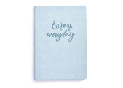 China Perfect Binding Blue Soft Cover Notebook Sewing Binding For Promotion Gift for sale