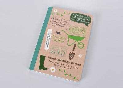 China Perfect Binding Soft Cover Dot Grid Notebook , Colorful Plastic Bound Notebook for sale