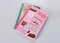 China Perfect Binding Soft Cover Dot Grid Notebook , Colorful Plastic Bound Notebook for sale