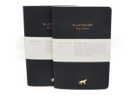 China Gold Stamping Pringting Soft Cover Notebook Custom Logo And Sewing Binding for sale