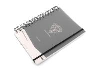 China A5 Plastic Matte Soft Cover Notebook Journal / Diary With Spiral Binding for sale