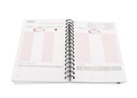 China A5 Plastic Matte Soft Cover Notebook Journal / Diary With Spiral Binding for sale