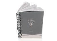 China A5 Plastic Matte Soft Cover Notebook Journal / Diary With Spiral Binding for sale