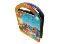 China Glossy Finishing Childrens Board Books Hard Cover Binding And Unique Shape for sale