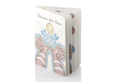 China Hardback Round Corner Childrens Board Books Die Cut Printing For Kids Learning for sale