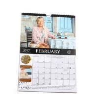 China Unique Fashion Giant Monthly Wall Calendar Coated Paper With Hanger for sale