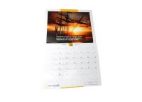 China Matte Laminated Poster Wall Calendar , Large Hanging Calendar For Business for sale