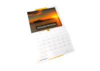 China Matte Laminated Poster Wall Calendar , Large Hanging Calendar For Business for sale
