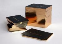 China Luxury Edge Dyeing Business Name Cards Fancy Paper Material For Businessman for sale