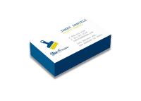China Elegant Edge Colored Business Name Cards Art Paper For Business And Office for sale