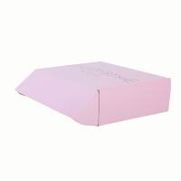 China 4C Offset Gift Packaging Boxes Pink 157gsm Paperboard CMYK For Clothes for sale
