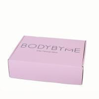 China 4C Offset Gift Packaging Boxes Pink 157gsm Paperboard CMYK For Clothes for sale