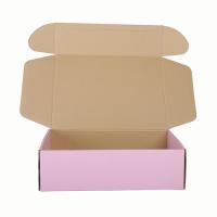China 4C Offset Gift Packaging Boxes Pink 157gsm Paperboard CMYK For Clothes for sale