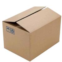 China Custom Size Eco-friendly Kraft Corrugated Paper Carton Box For Goods Shipping for sale