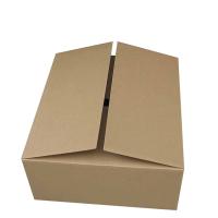 China Custom Size Eco-friendly Kraft Corrugated Paper Carton Box For Goods Shipping for sale