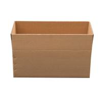 China Custom Size Eco-friendly Kraft Corrugated Paper Carton Box For Goods Shipping for sale