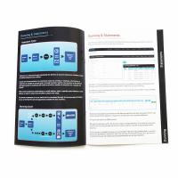 China Leaflet Booklets Brochure Printing Services Saddle Stitching 4C Offset for sale