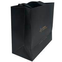 China Offset Embossing Printed Paper Bags 157gram Hot Foil Stamping for sale