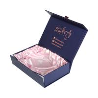 China CCNB Folding Cardboard Gift Boxes Gold Foil 1200gsm For Wig Packaging for sale