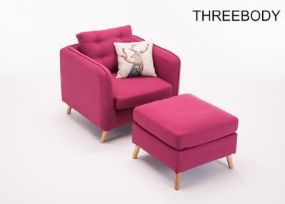 China Combined Luxury Bedroom Furniture , Three Seater Modern Fabric Sofa Set for sale